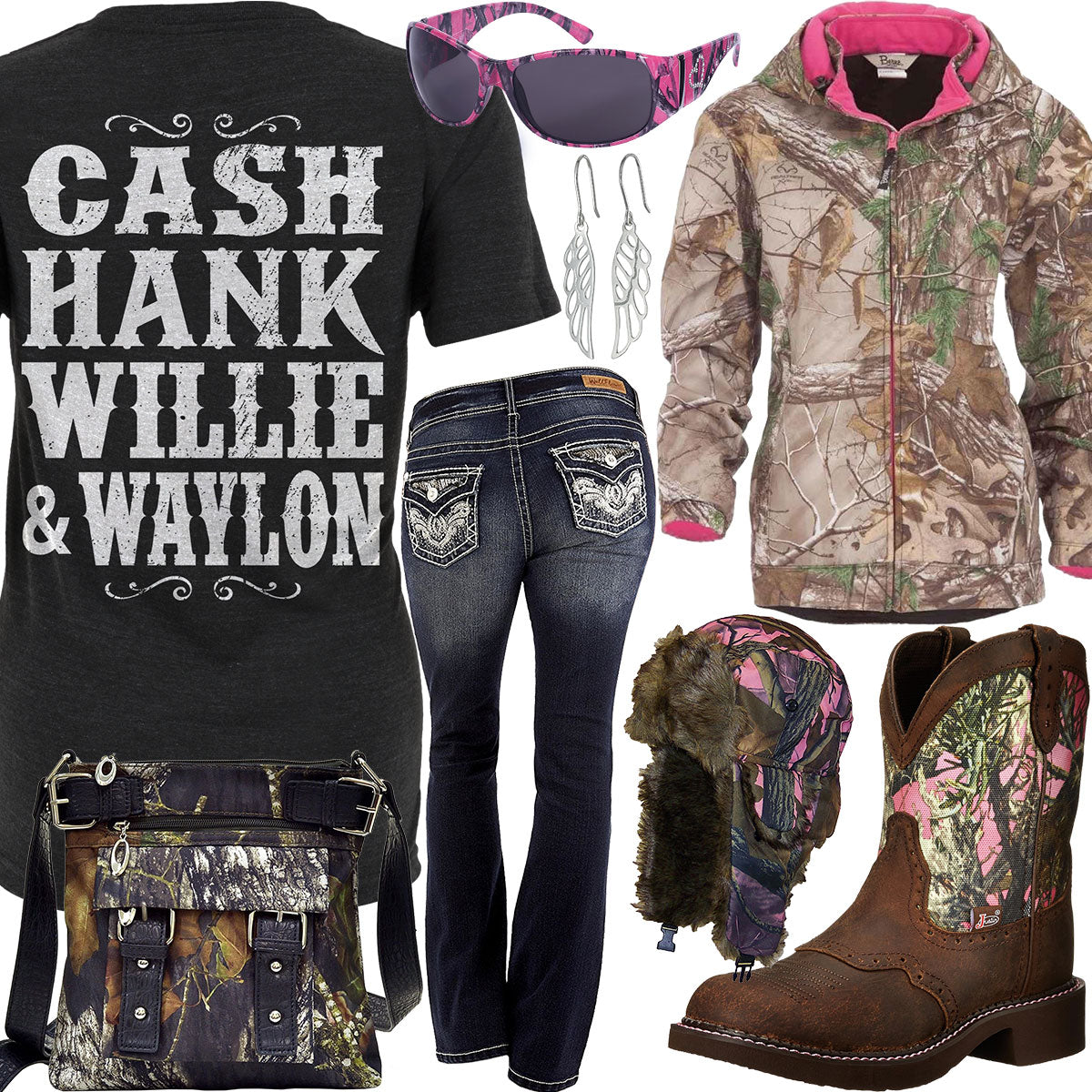Cash, Hank, Willie & Waylon Outfit – Clover + Cotton Co