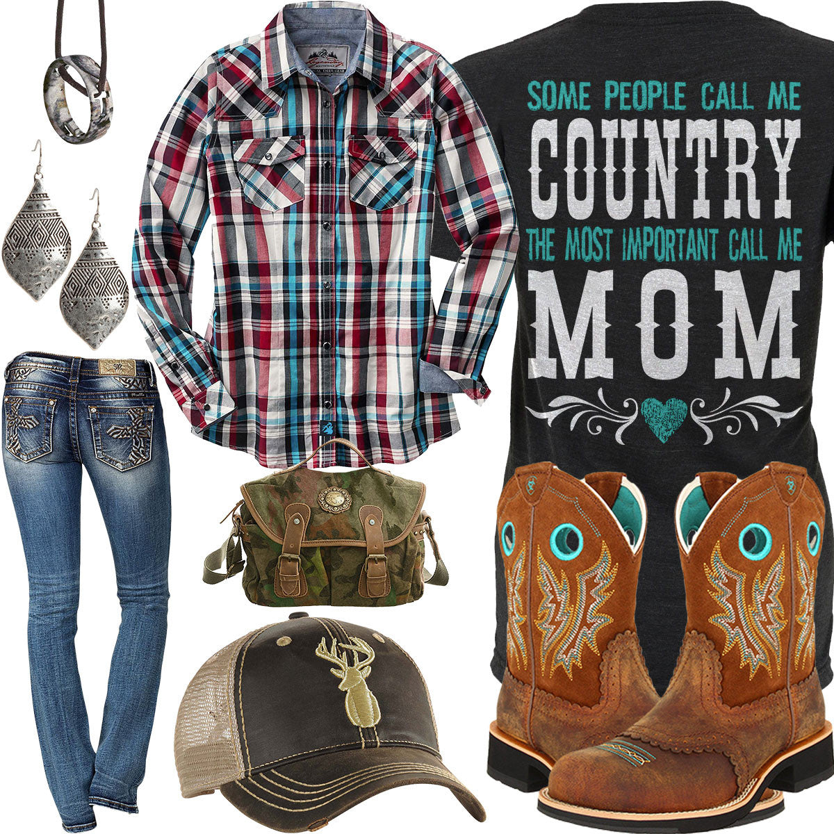 Country Mom Ariat Boots Outfit – Clover + Cotton Co