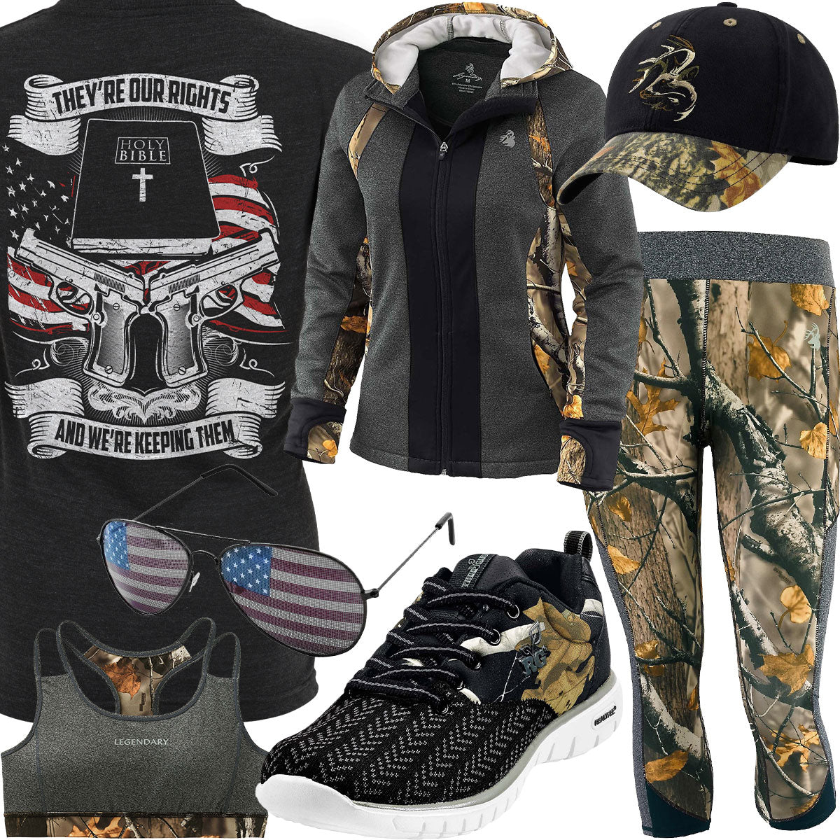 They're Our Rights Full Zip Hoodie Outfit – Clover + Cotton Co