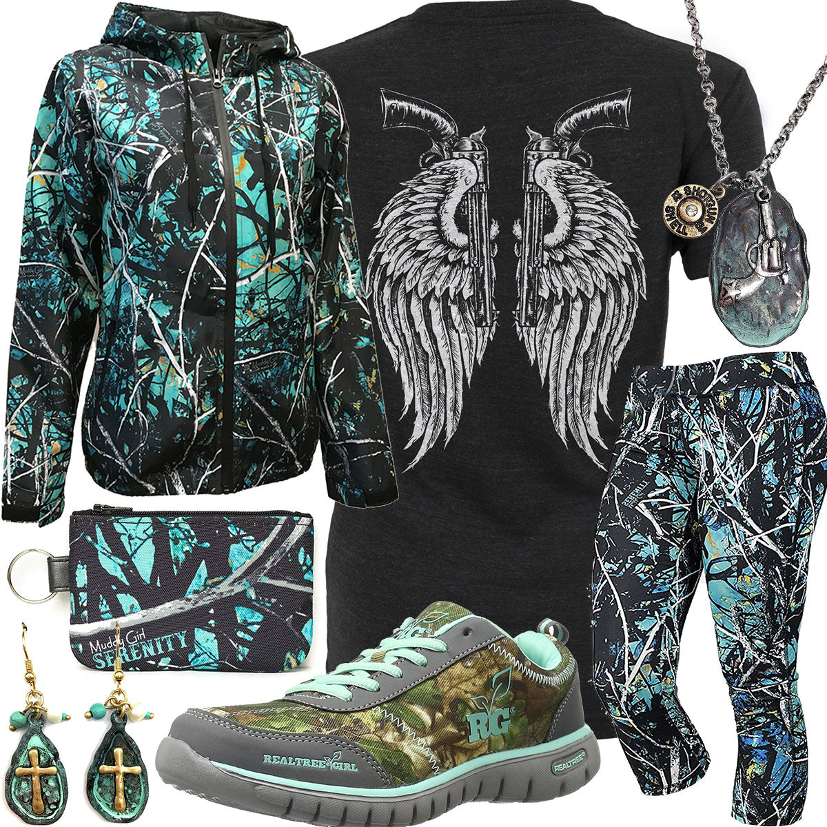 Angel Wings & Revolvers Muddy Girl Serenity Outfit – Clover + Cotton Co