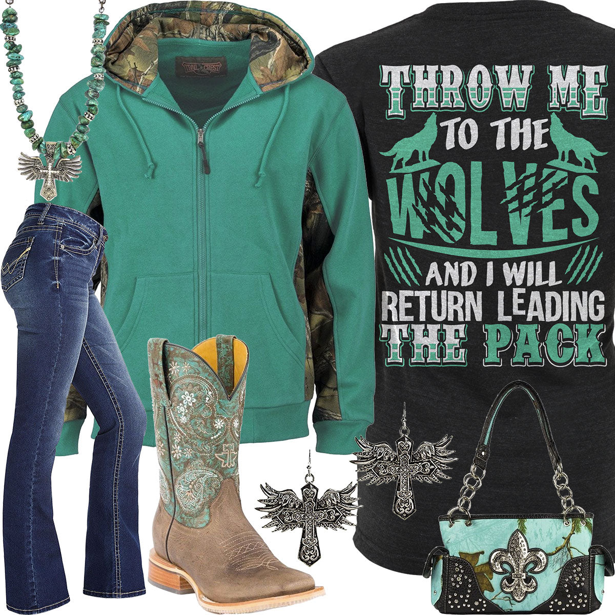Leading The Pack Realtree Purse Outfit – Clover + Cotton Co