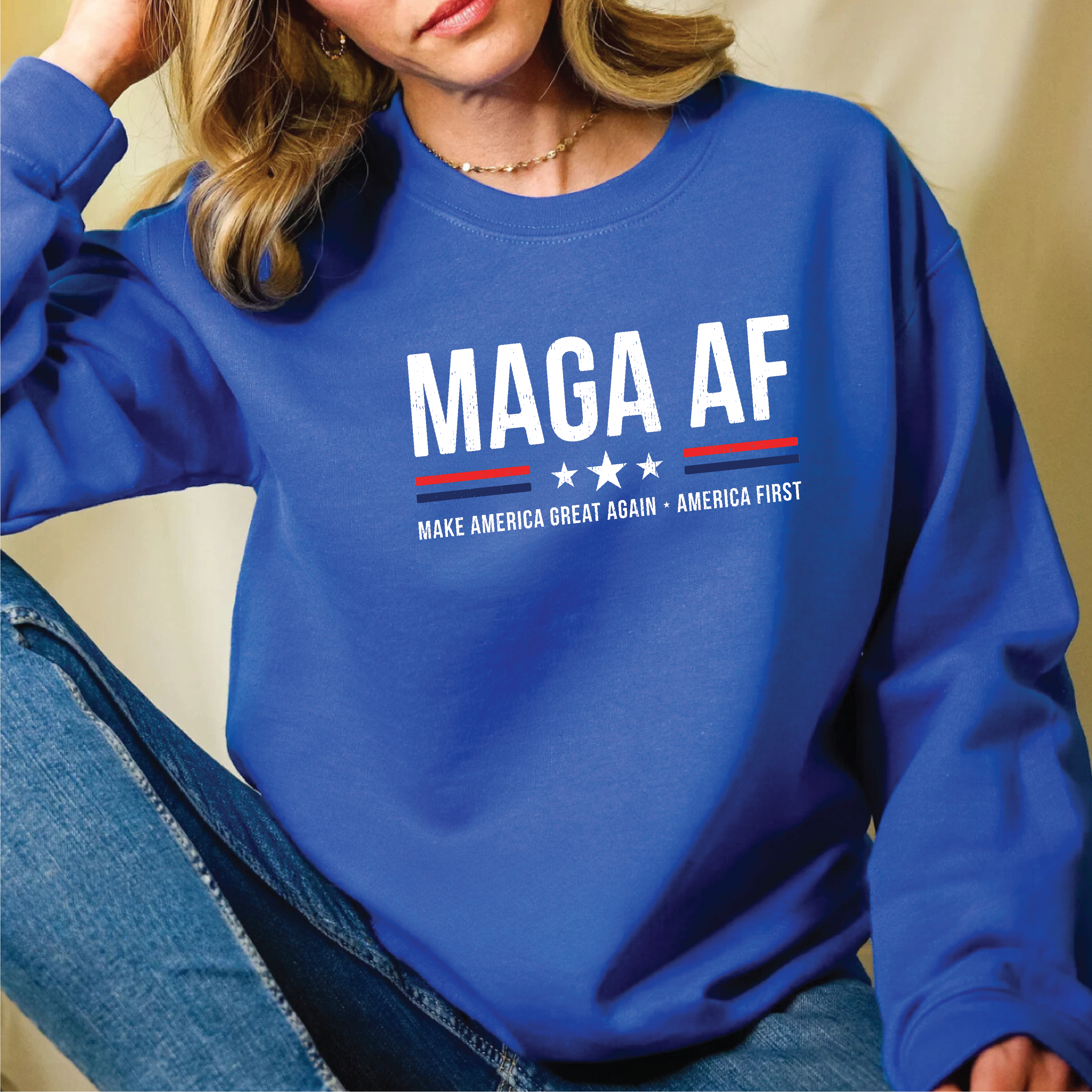 MAGA AF Sweatshirts – Clover + Cotton Co