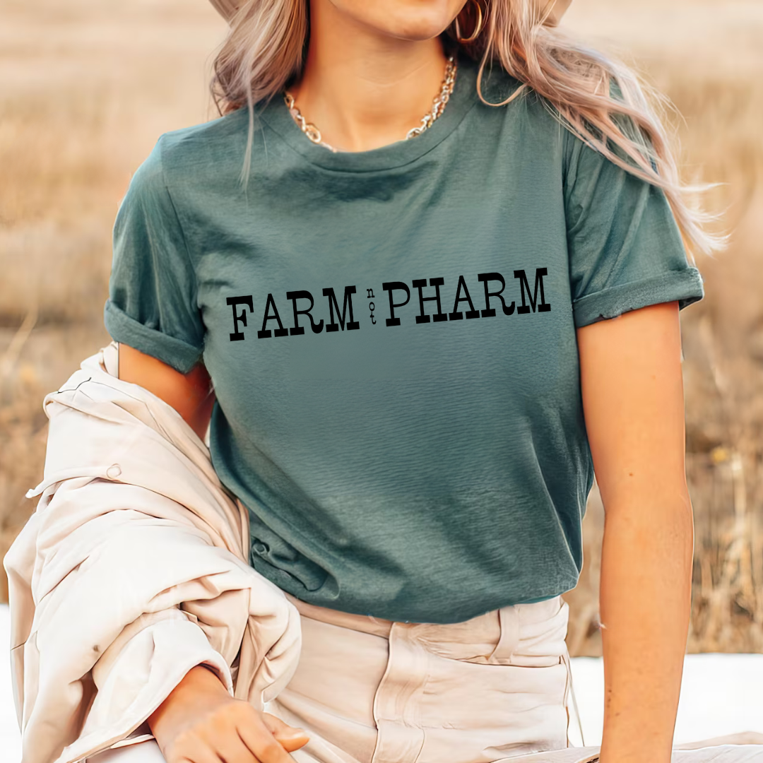 Farm Not Pharma Tees – Clover + Cotton Co